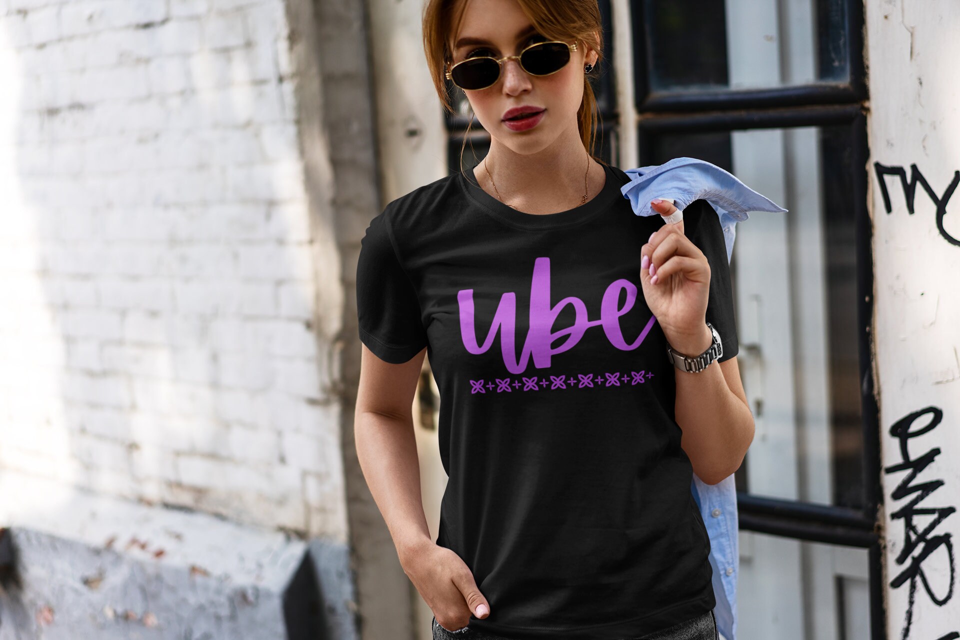 Cute Ube Unisex Filipino T-shirt, Pinay T-shirt, Filipino T-shirt ...