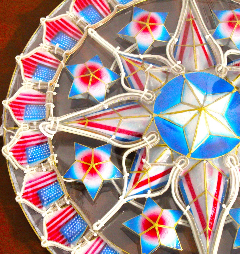 Filipino Parol USA Flag Inspired - Etsy