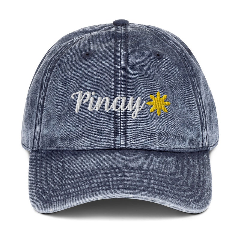 Pinay Filipino Vintage Cotton Twill Cap Filipino Cap - Etsy