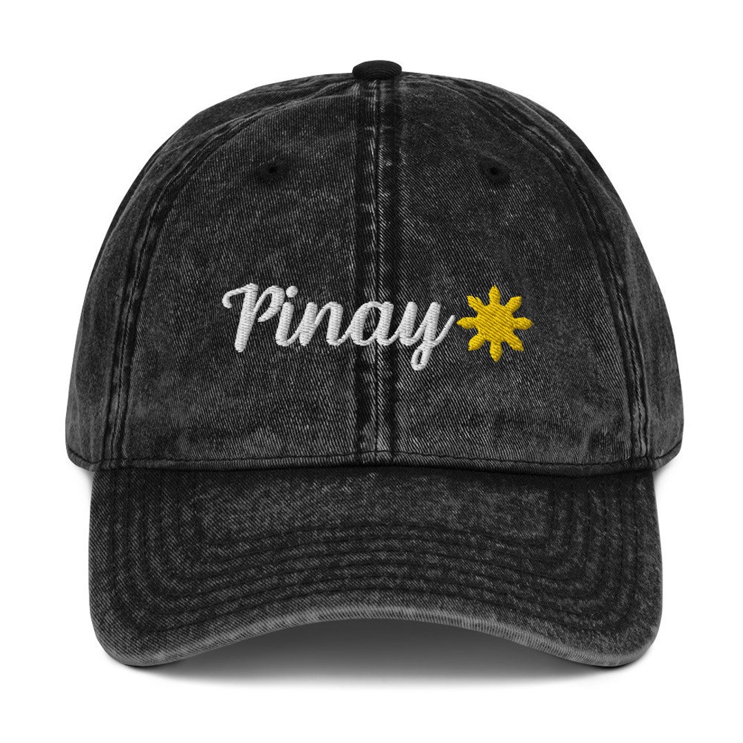 Pinay Filipino Vintage Cotton Twill Cap, Filipino Cap, Filipina Cap ...