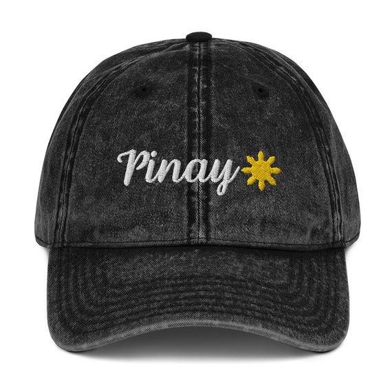 Pinay Filipino Vintage Cotton Twill Cap Filipino Cap | Etsy