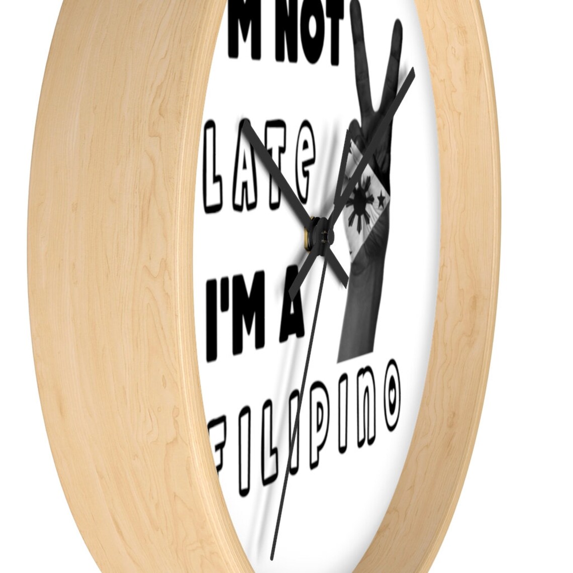 Filipino Funny Wall Clock, Filipino Home Decor, Funny Filipino Gift ...