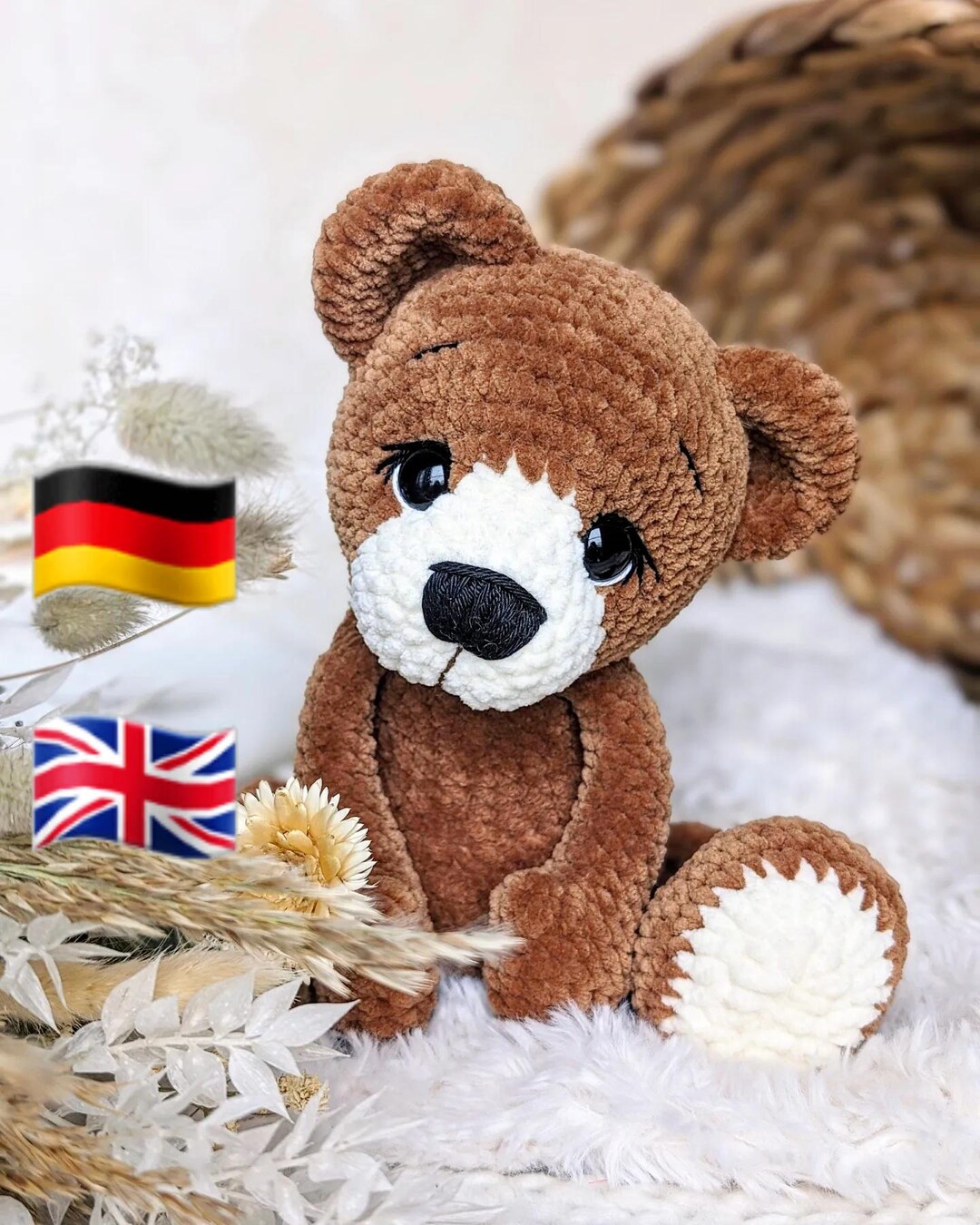 Noah the Bear Crochet Pattern - Etsy