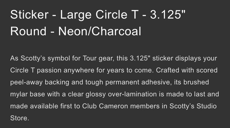 Brand New Scotty Cameron Gallery Exclusive Neon CIRCLE T for Tour Use ...