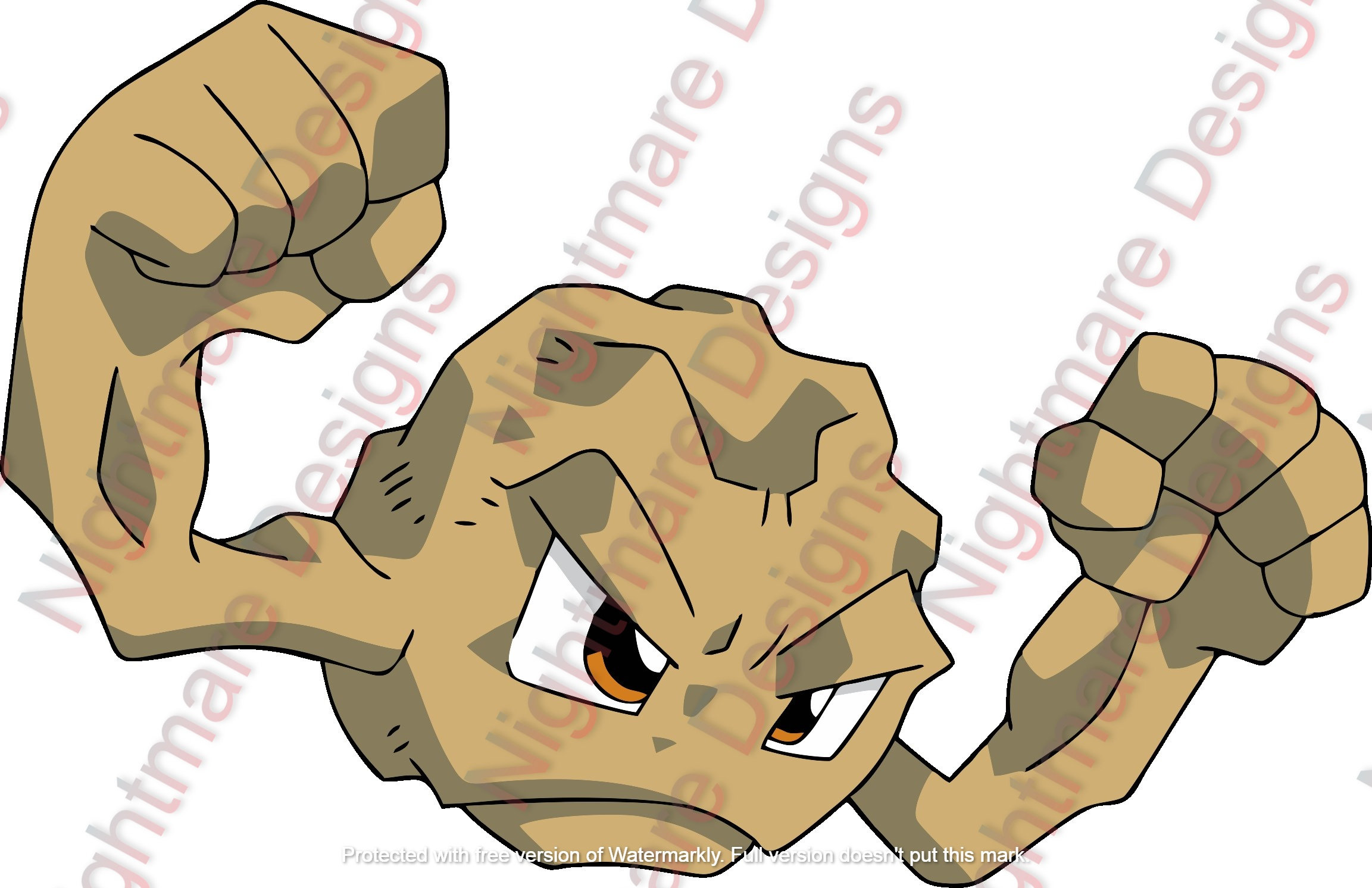 Pokemon Geodude Rock Ground Type Svg PNG JPG Cricut - Etsy Canada