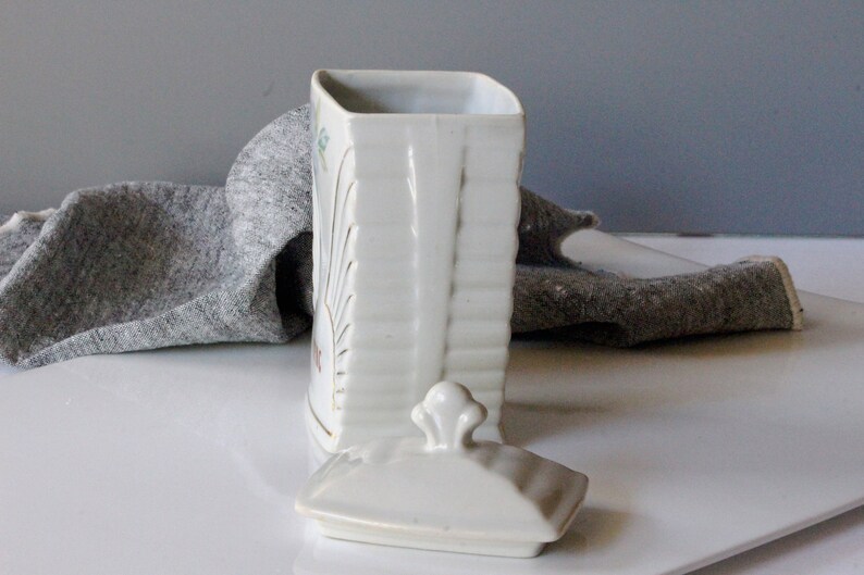 Vintage Porecelain Grits Jar - Etsy