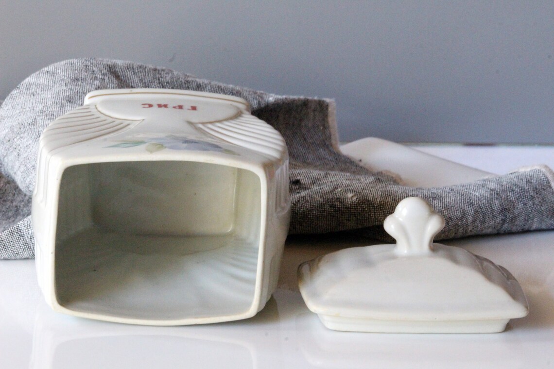Vintage Porecelain Grits Jar - Etsy
