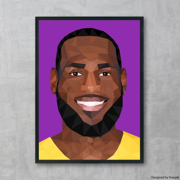Lebron James Vector - Etsy