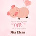 Piggy Pig Invitation | Editable Invitation | Kids Birthday Invite ...
