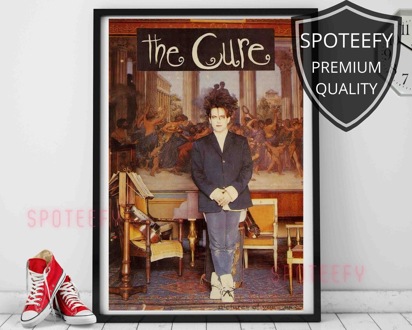 The Cure Poster Wall Art / Premium Quality Canvas Print Music | Etsy