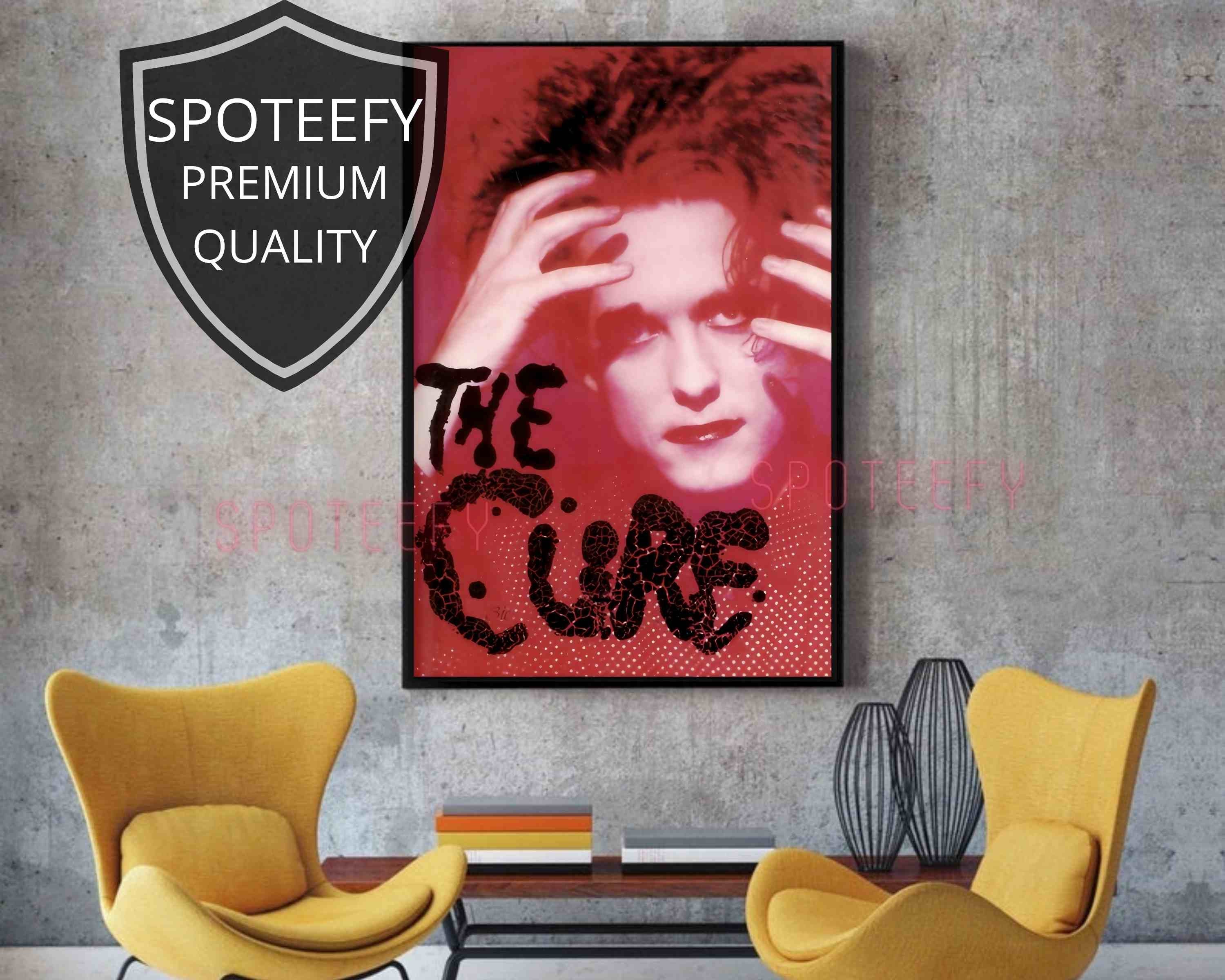 The Cure Poster Wall Art / Premium Quality Canvas Print Music | Etsy