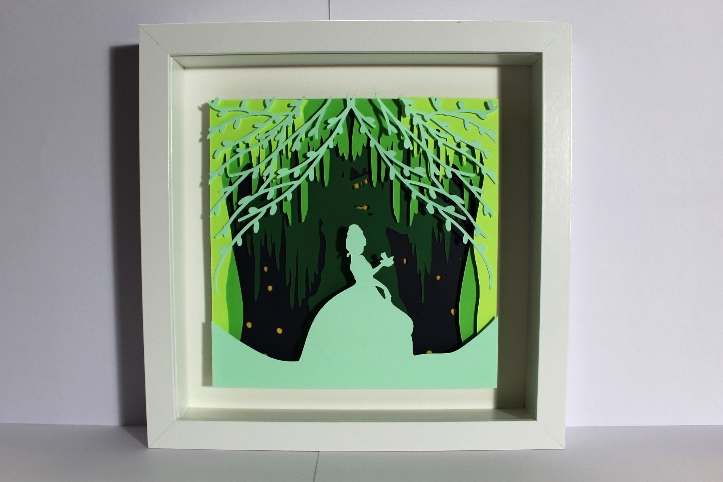 Princess Tiana Framed Papercraft - Etsy