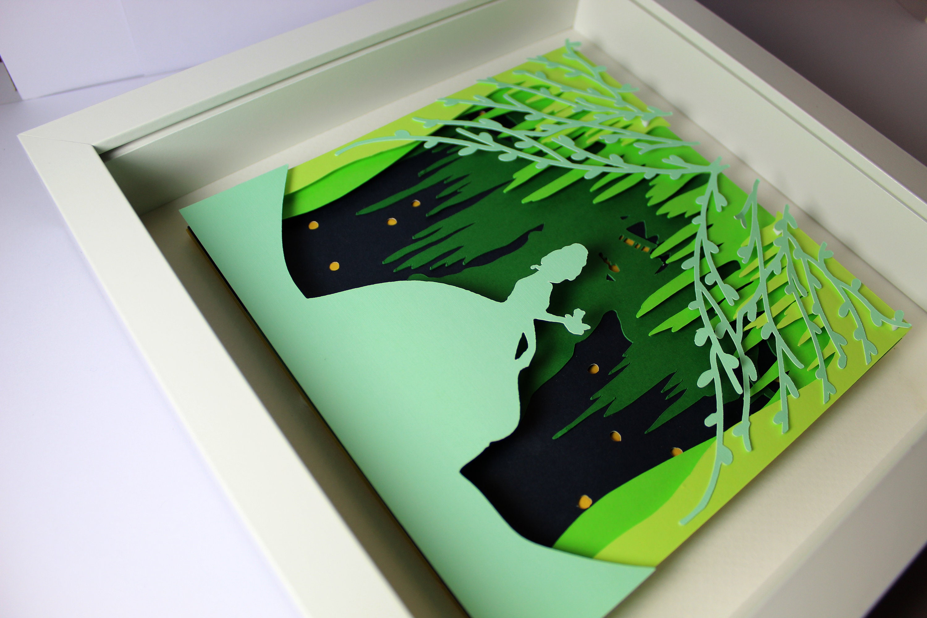 Princess Tiana Framed Papercraft - Etsy