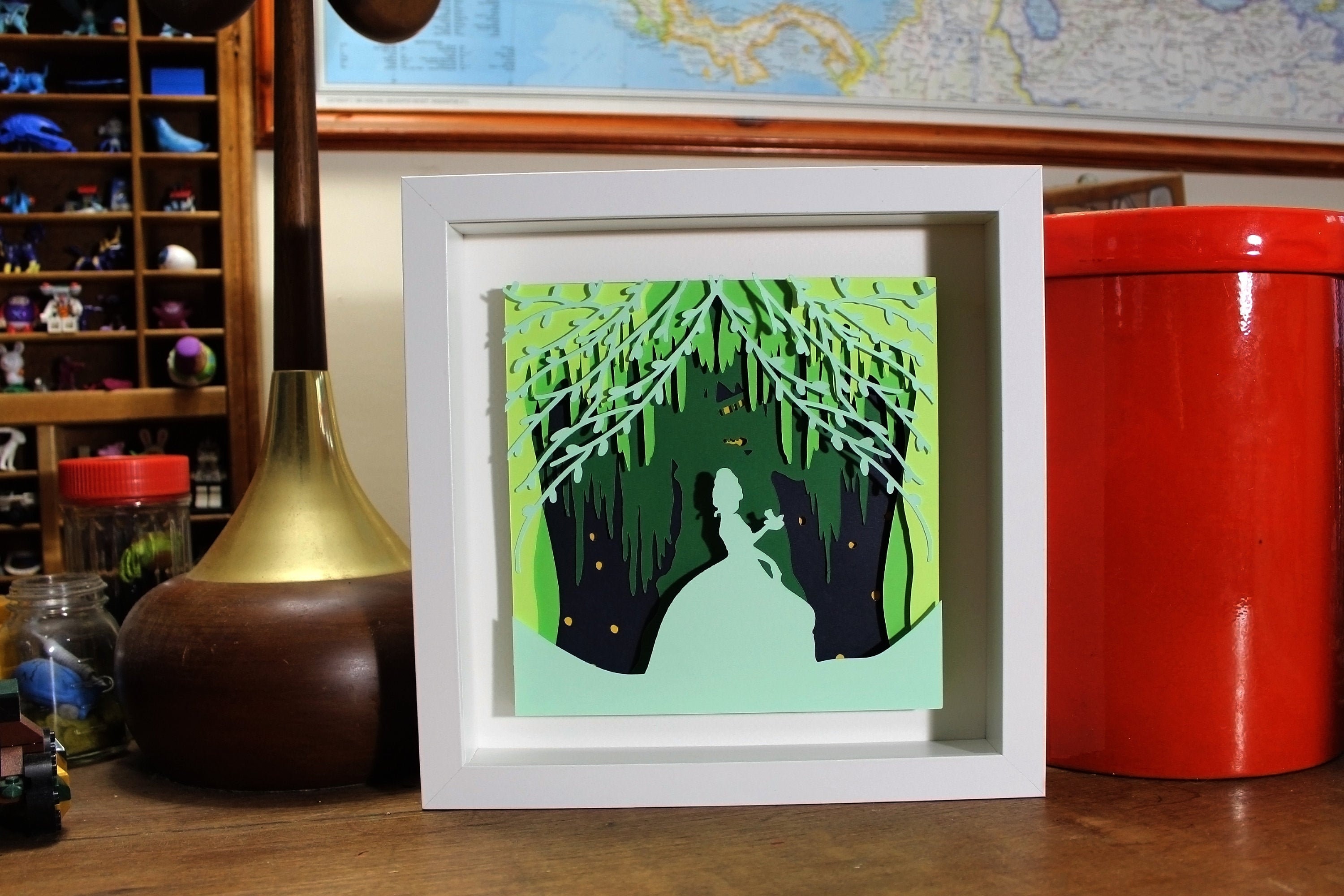 Princess Tiana Framed Papercraft - Etsy