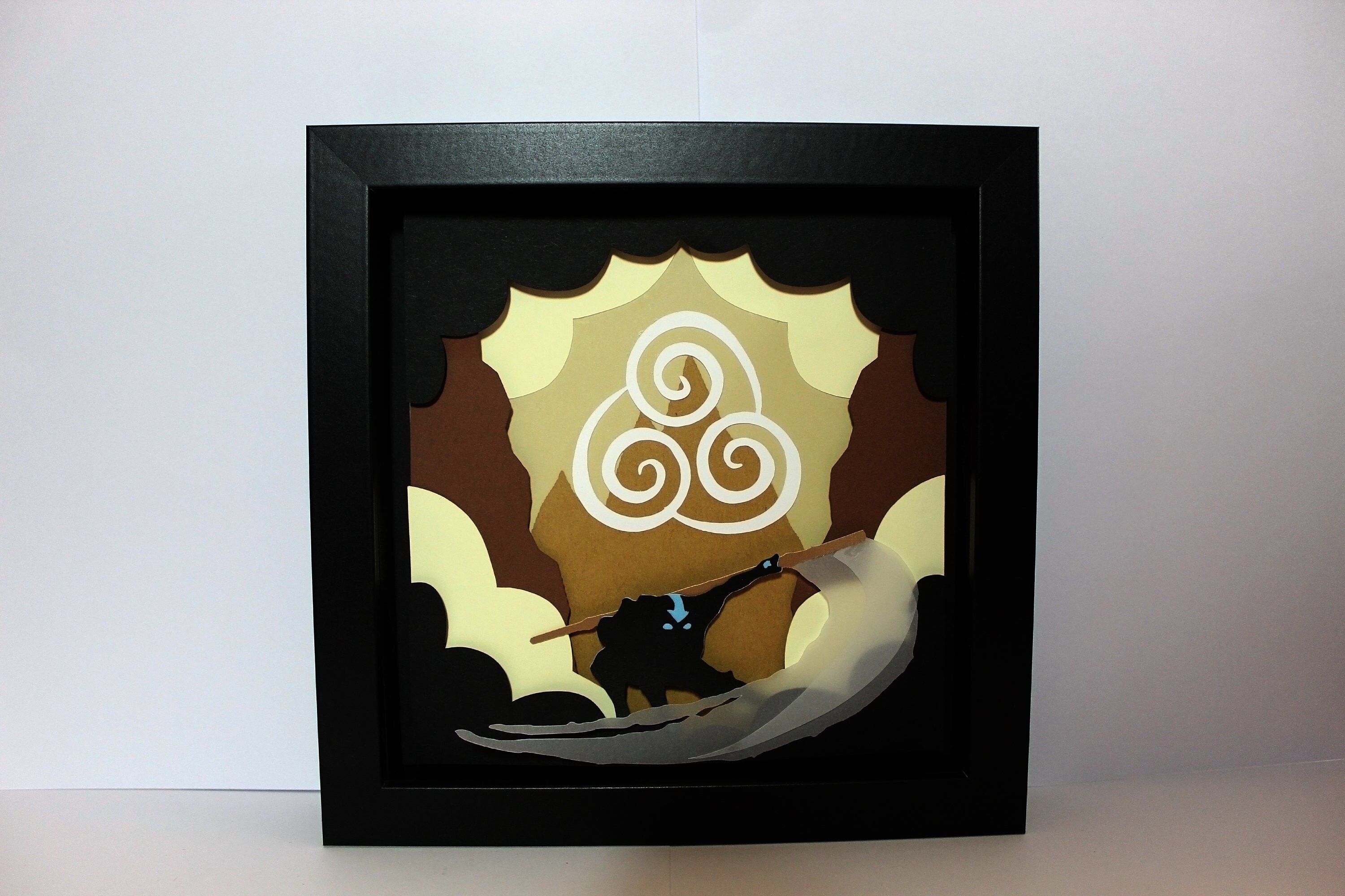 Aang Avatar the Last Airbender Framed Papercraft | Etsy