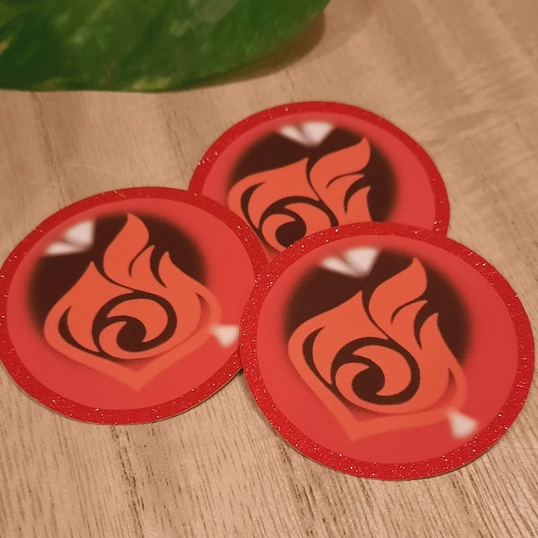 Genshin Element Stickers - Etsy
