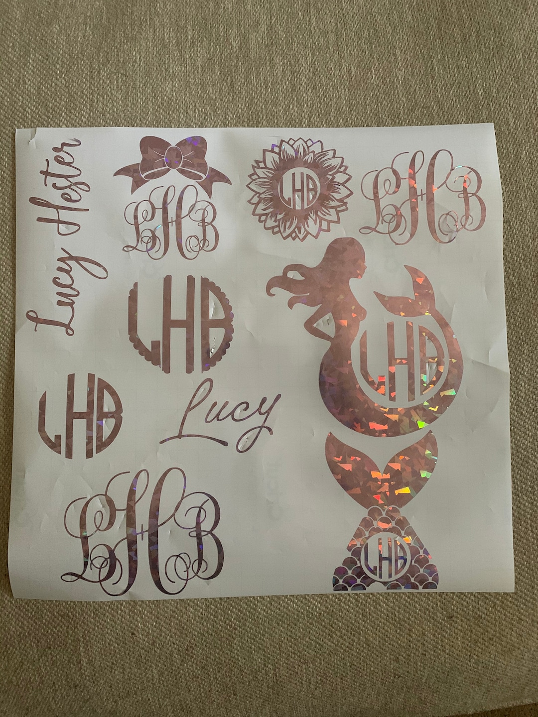Back to School Monogram Sheet - Etsy