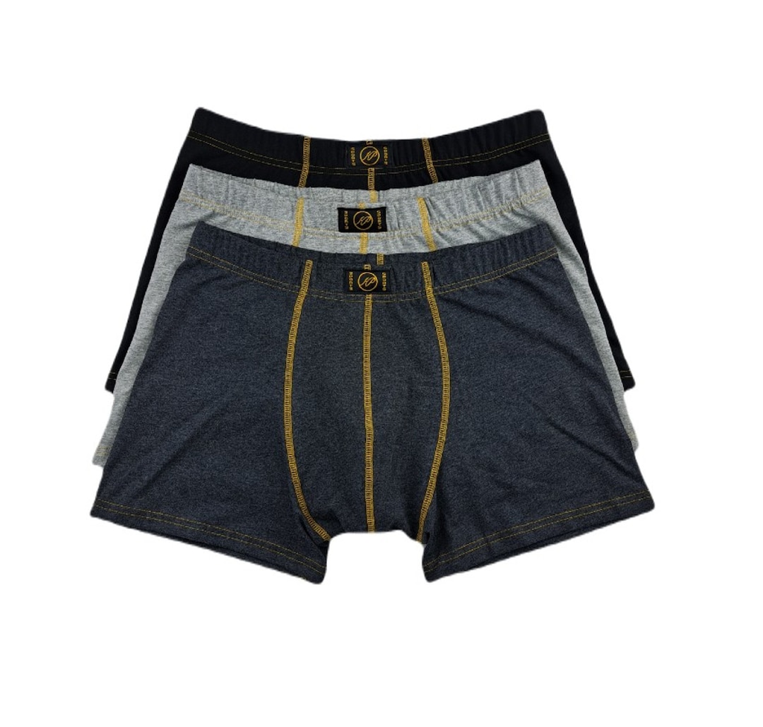 Men Boxer, Men Underwear, Cotton Spandex, Comfortable, Breathable, Pack ...