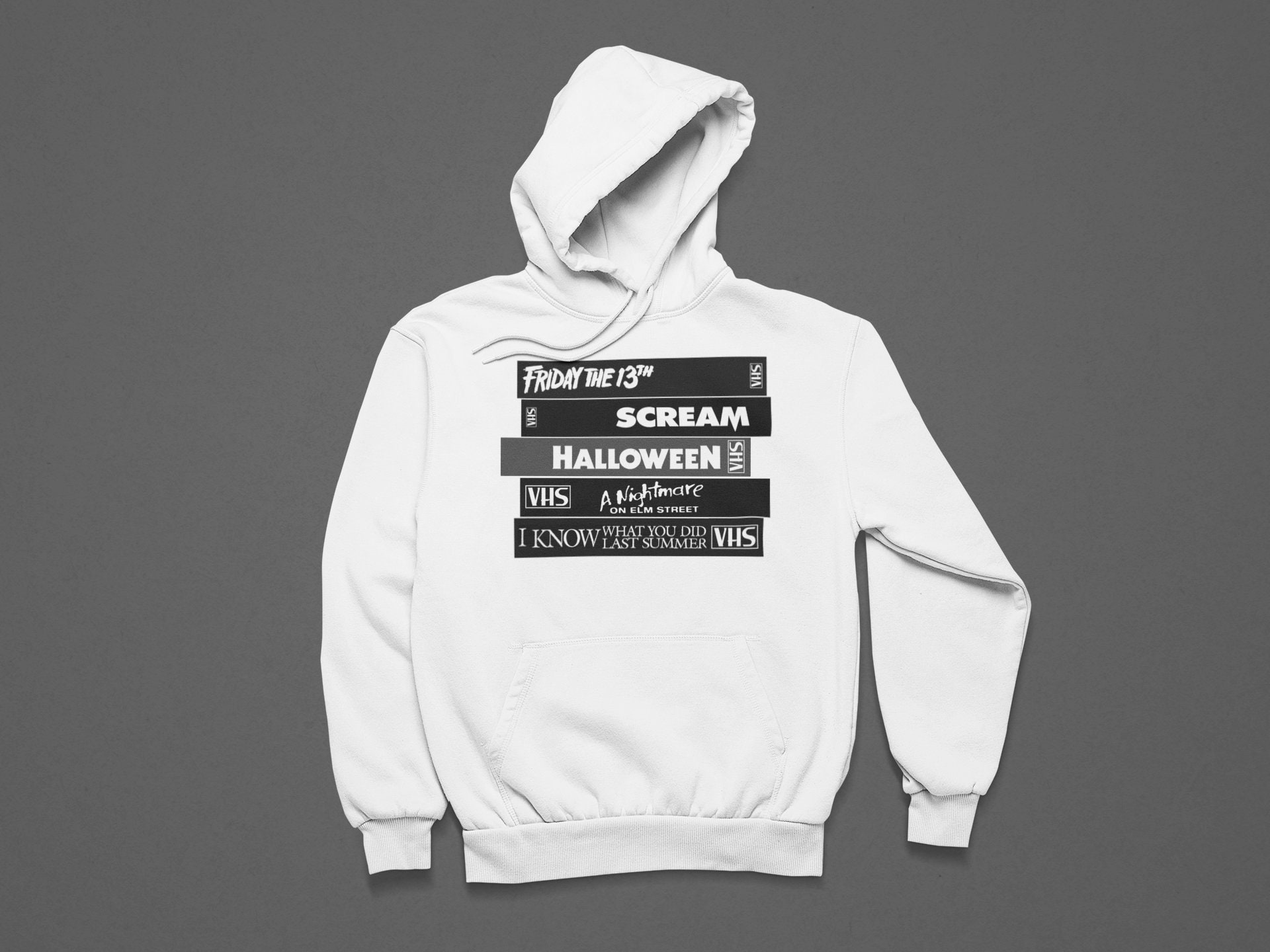 Slasher VHS Stack Unisex Hoodies Horror Film Scary Movie Fan - Etsy
