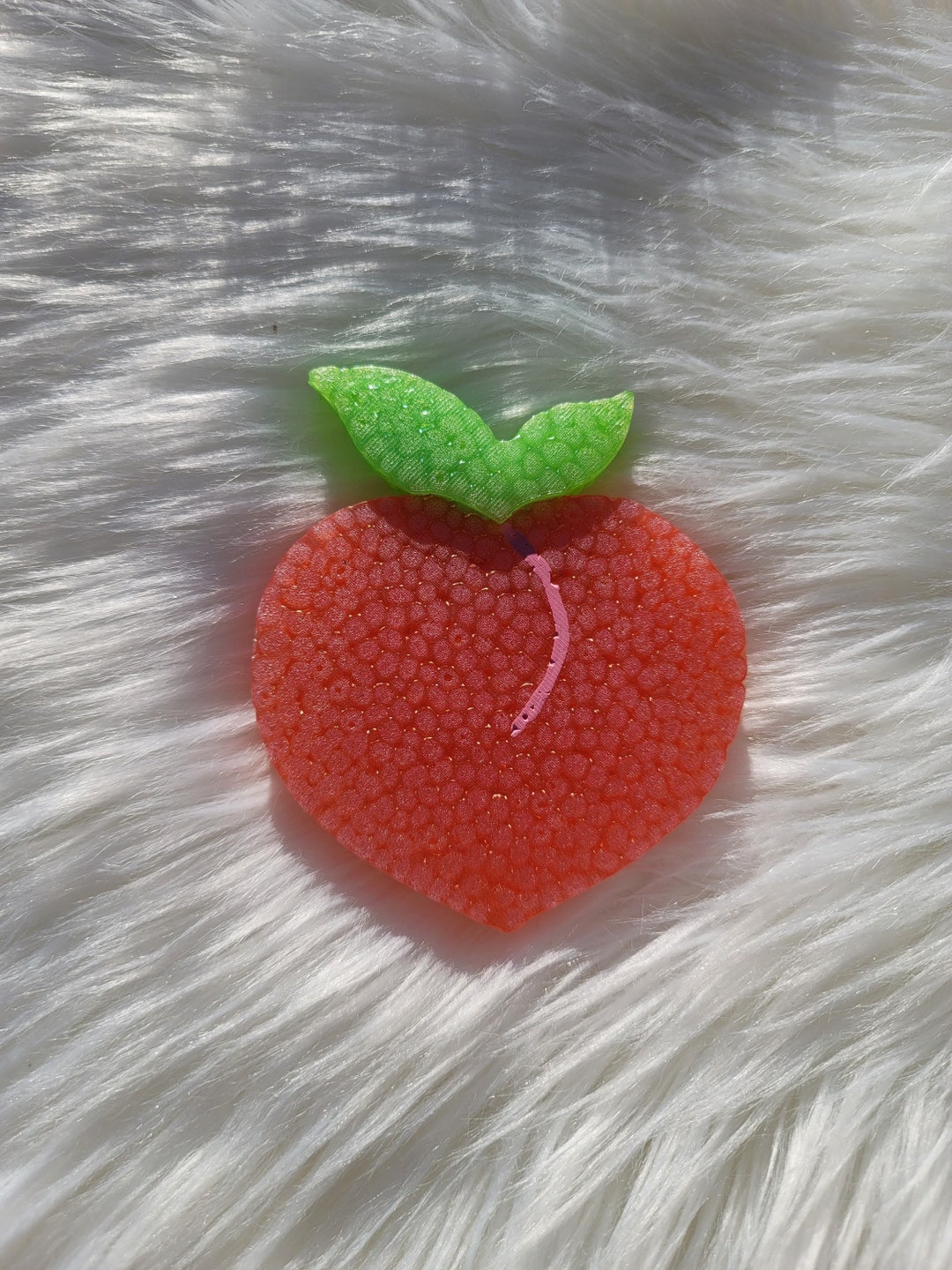 Cute Peach Freshie/ Carfreshie/peach Freshie/ Fruit Freshies - Etsy