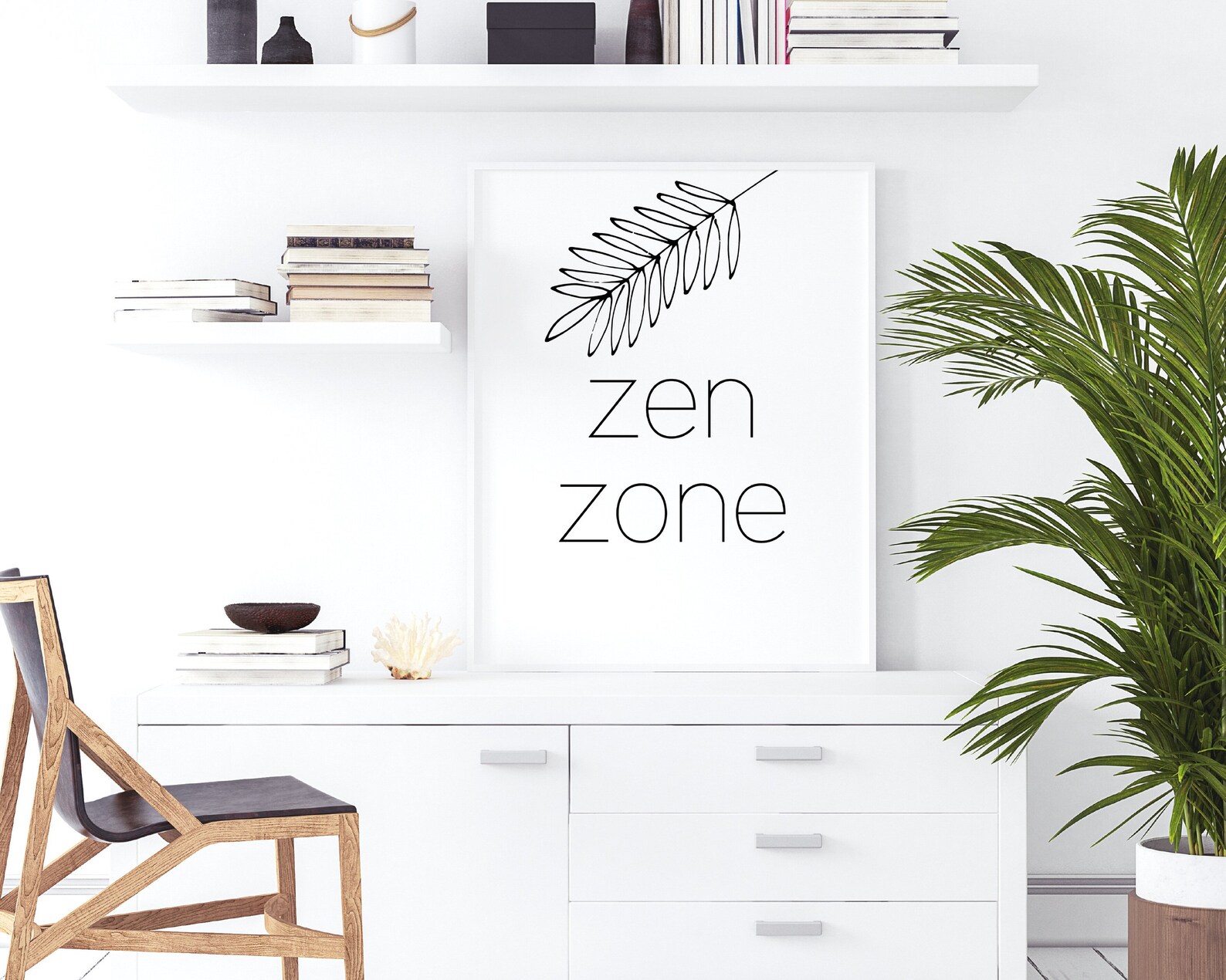 Zen Zone Zen Wall Art Zen Poster Spiritual Poster | Etsy