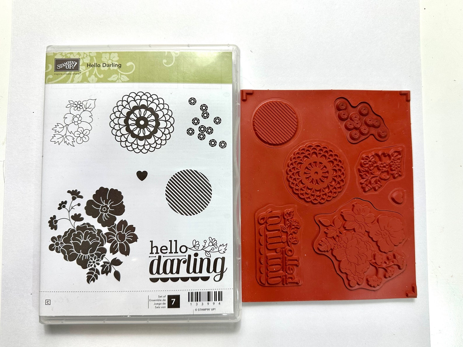 STAMPIN UP Red Rubber Stamp Sets New and Used - Etsy