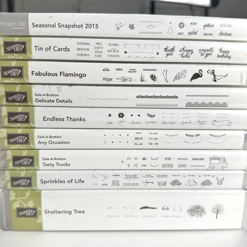 Stampin up Retired Stamps - Etsy