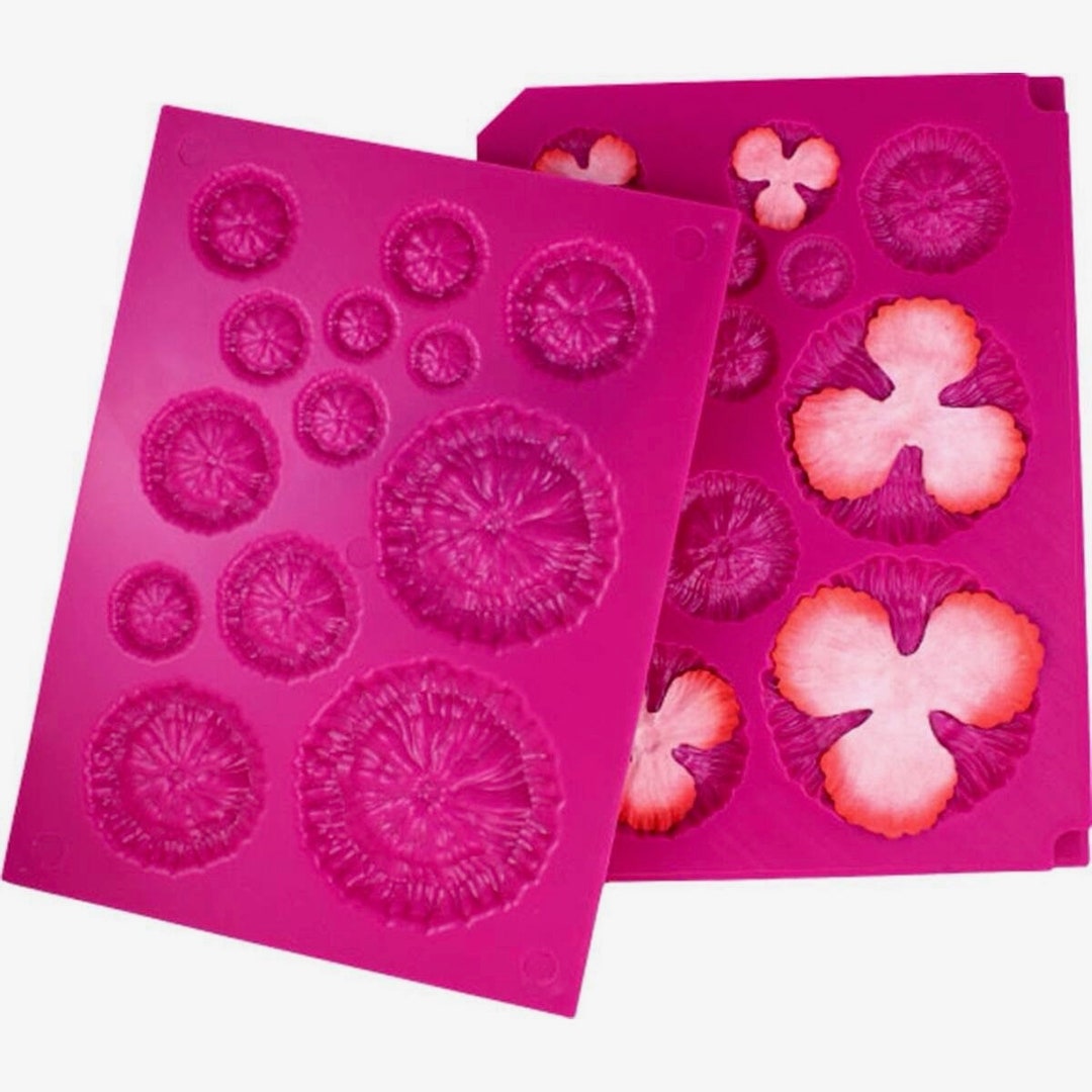Heartfelt Creations 3D Floral Basics Flower Shaping Mold | 2 Piece Set ...
