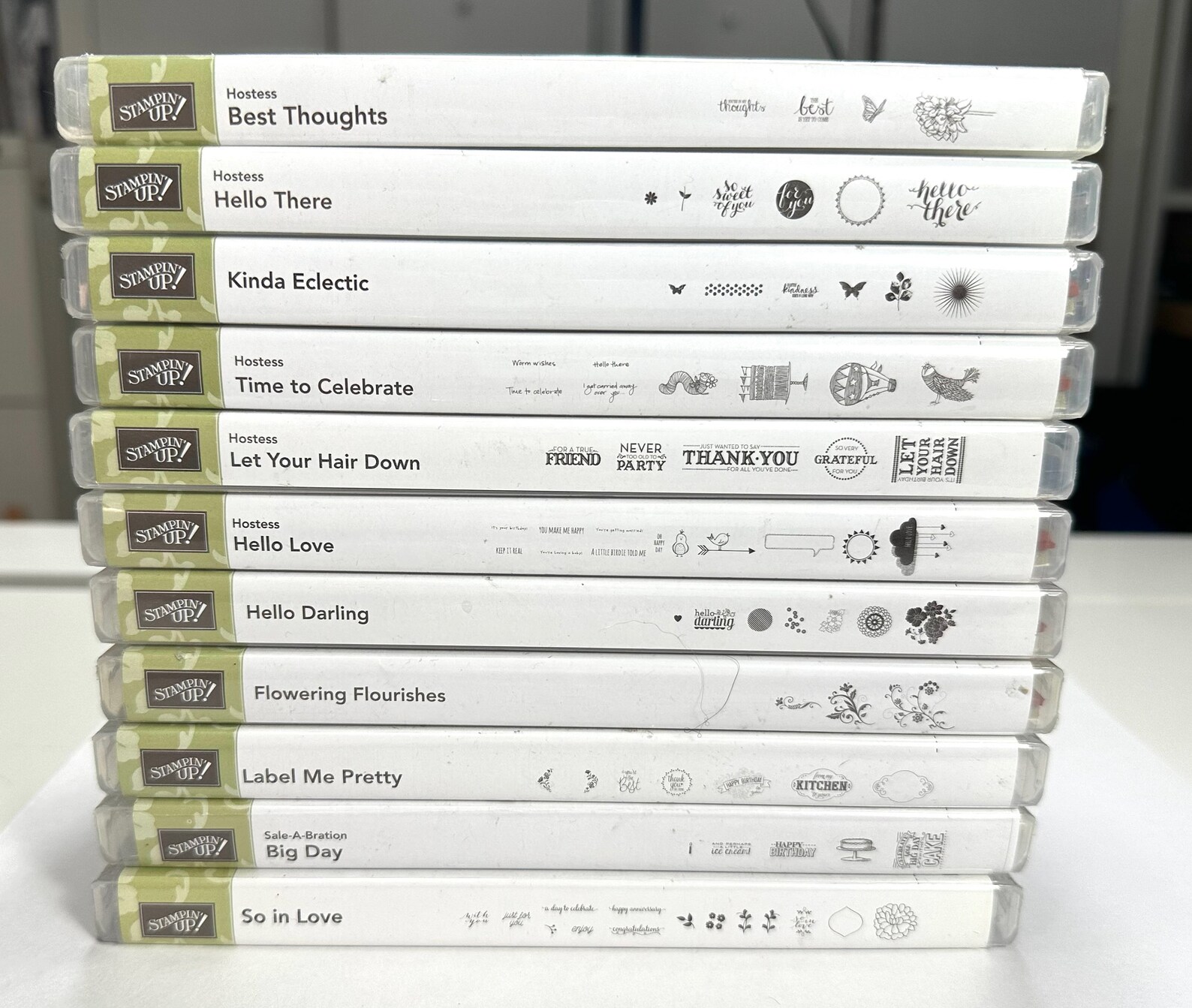 STAMPIN UP Red Rubber Stamp Sets New and Used - Etsy