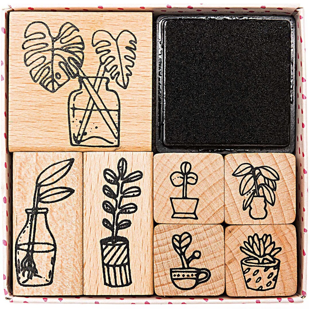 Paper Poetry Stempelset hygge Plants 8teilig - Etsy