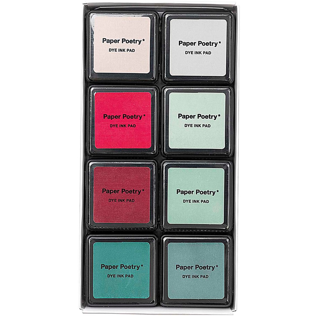 Paper Poetry Ink Stamp Pad Set Classic Mix, 8 Pieces - Etsy