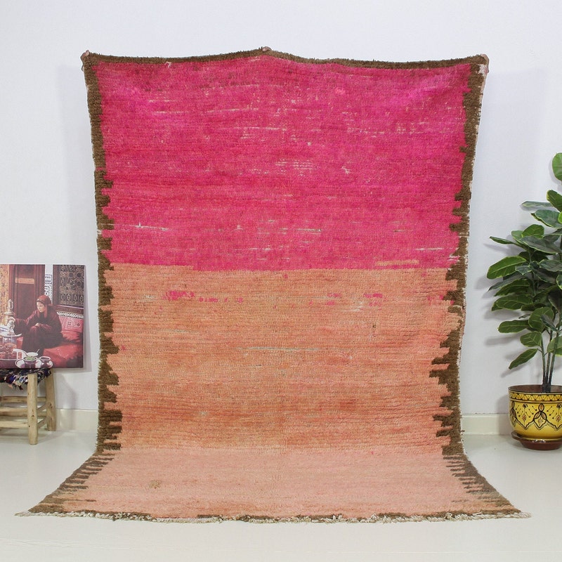 Pink Moroccan Rug - Etsy