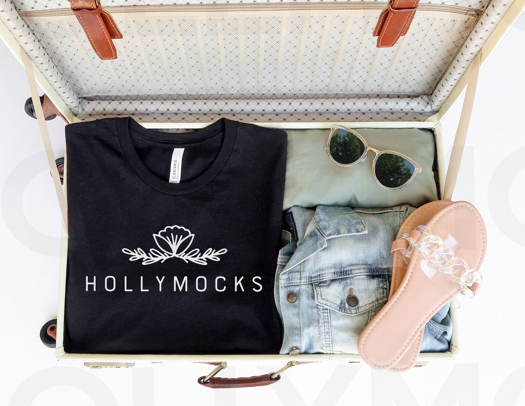 Bella Canvas 3001 Heather Black Mockup | Spring Break Mockup | Heather ...