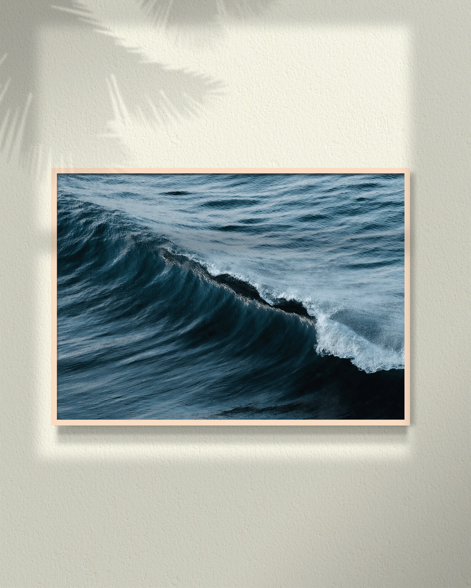 Wave Framed Photo, Beach Photography, Waves and Ocean Wall Art, Modern ...