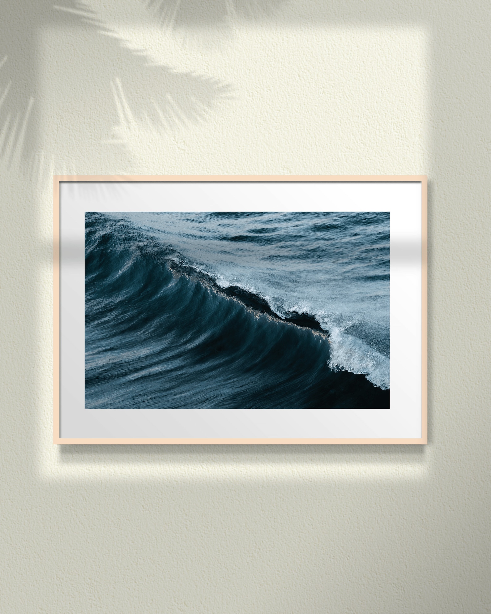 Wave Framed Photo, Beach Photography, Waves and Ocean Wall Art, Modern ...