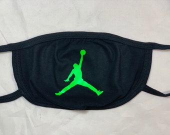 Jumpman Jordan Reflective Logo Fashion Face Mask | Etsy
