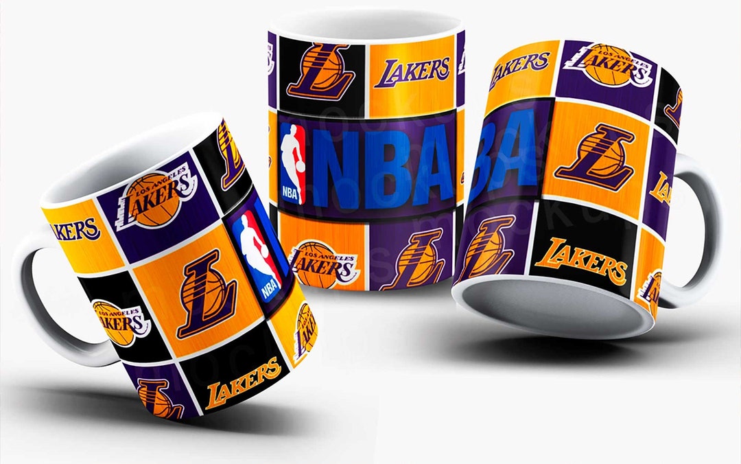 Lakers NBA Sports Coffee Mug New - Etsy
