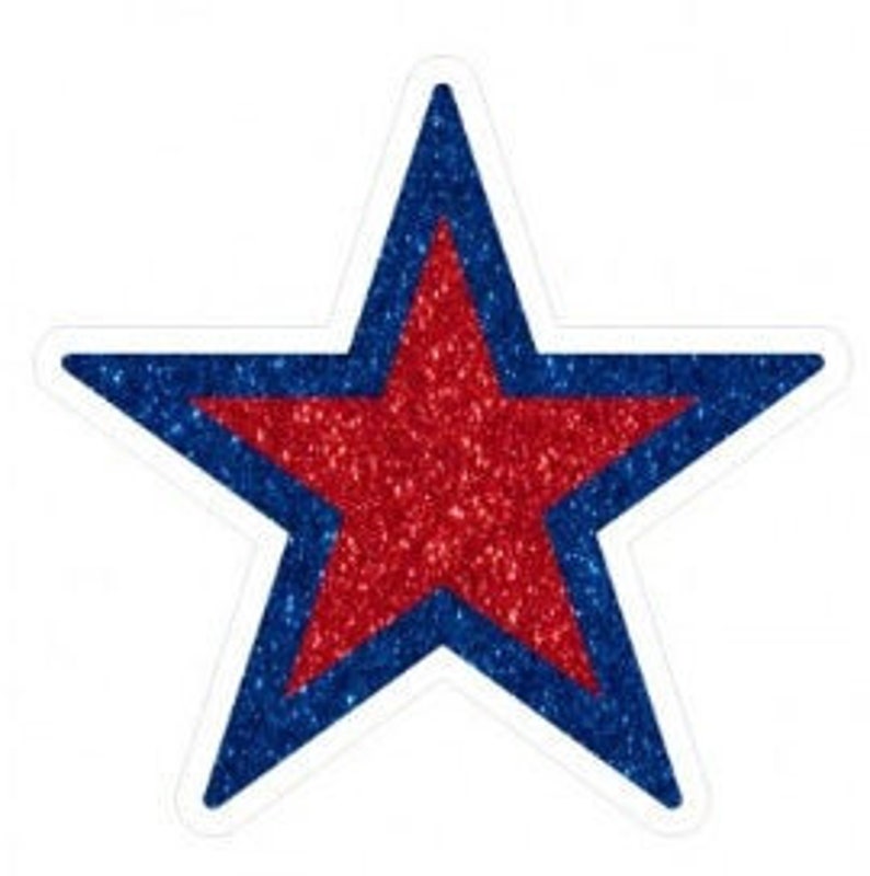 Individual Two-Tone Star Yard Sign Symbols | Etsy