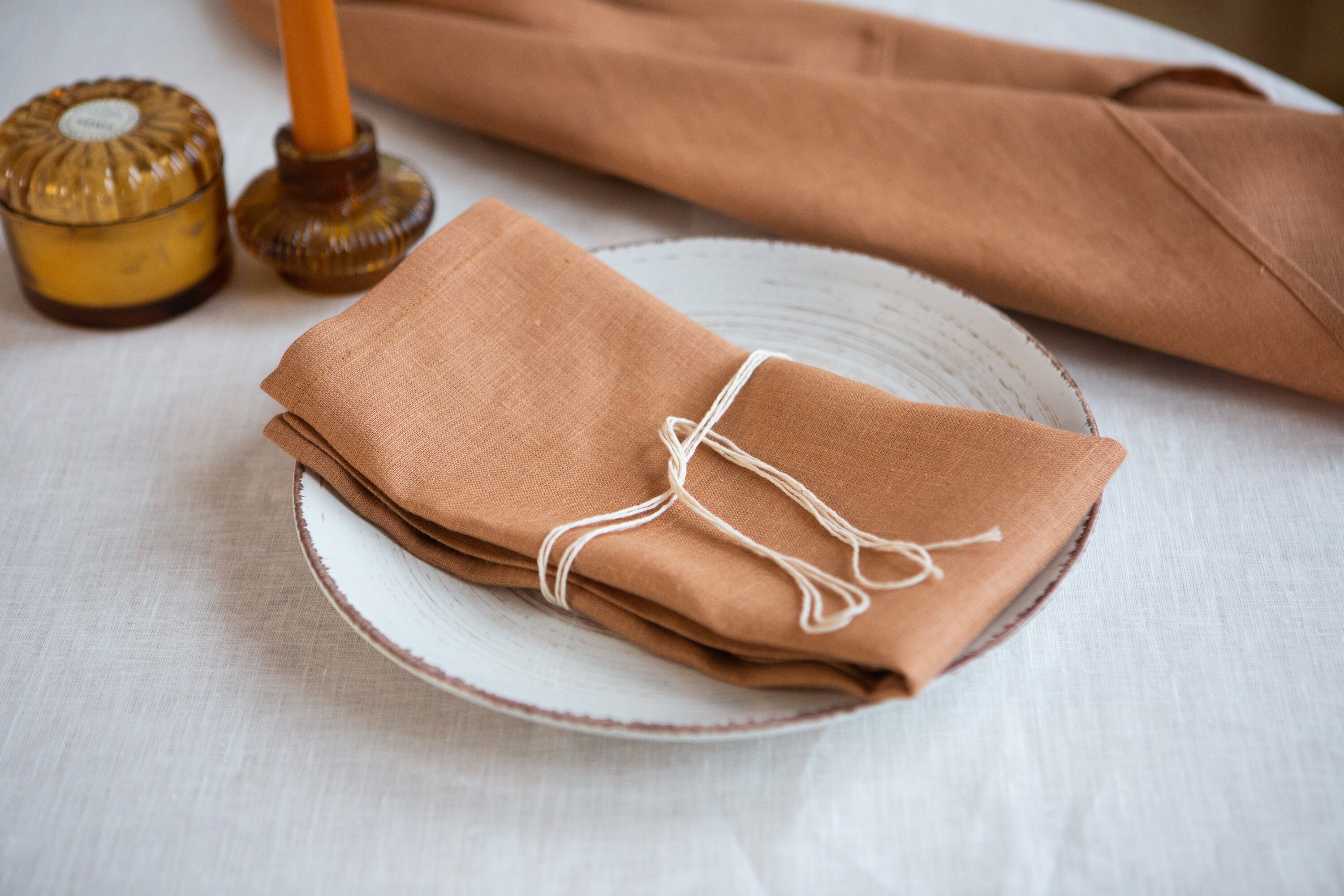 Organic Linen Napkins Set 2 4 6 8 10 12. Holiday Cocktail - Etsy Australia