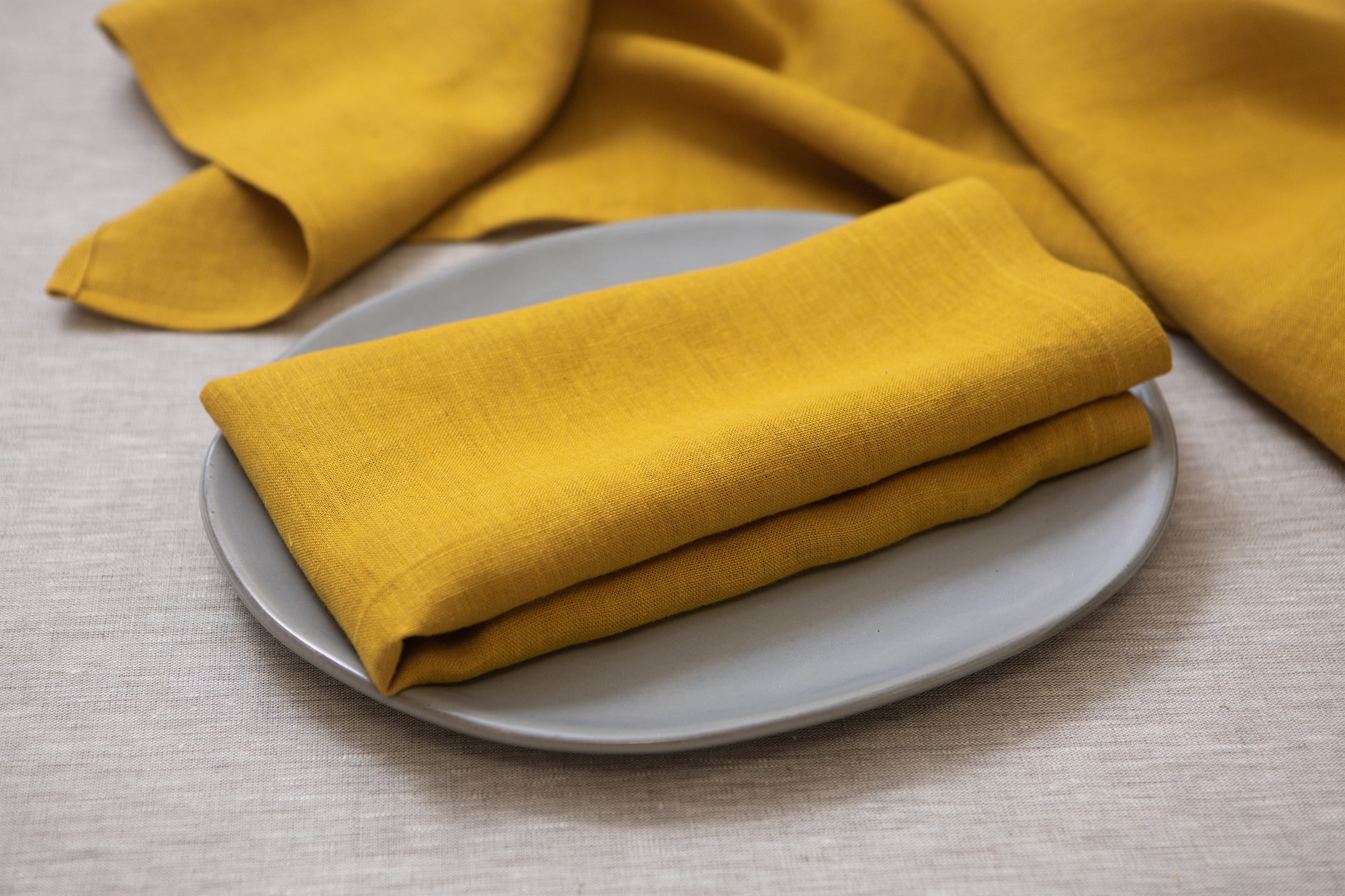 Organic Linen Napkins Set 2 4 6 8 10 12. Holiday Cocktail - Etsy
