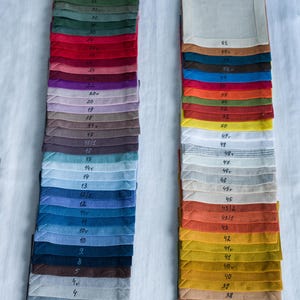 Natural Linen Napkins - Set 2 4 6 8 10 12 - Custom Wedding Napkin Cloth ...