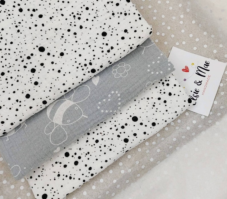 ORGANIC MUSLIN SQUARES- Baby Muslin Cloth Set- Pack of 3 - Baby Burb ...