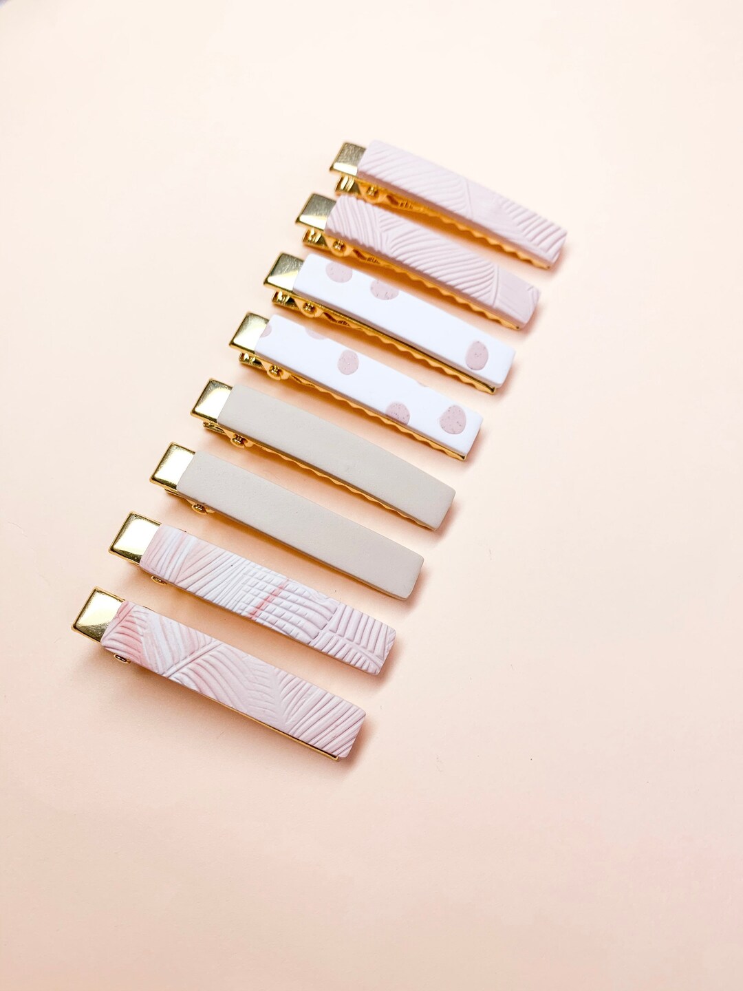 Modern Hair Clip- Clay Hair Clip -handmade Barrette Hair Clip ...