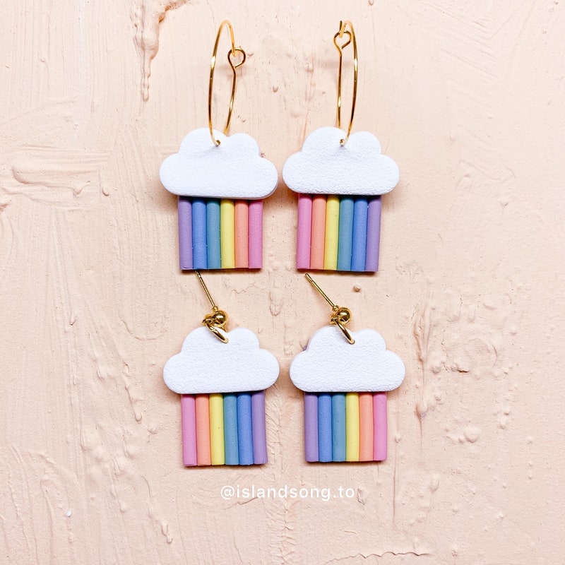 Fimo Clay Earrings - Etsy