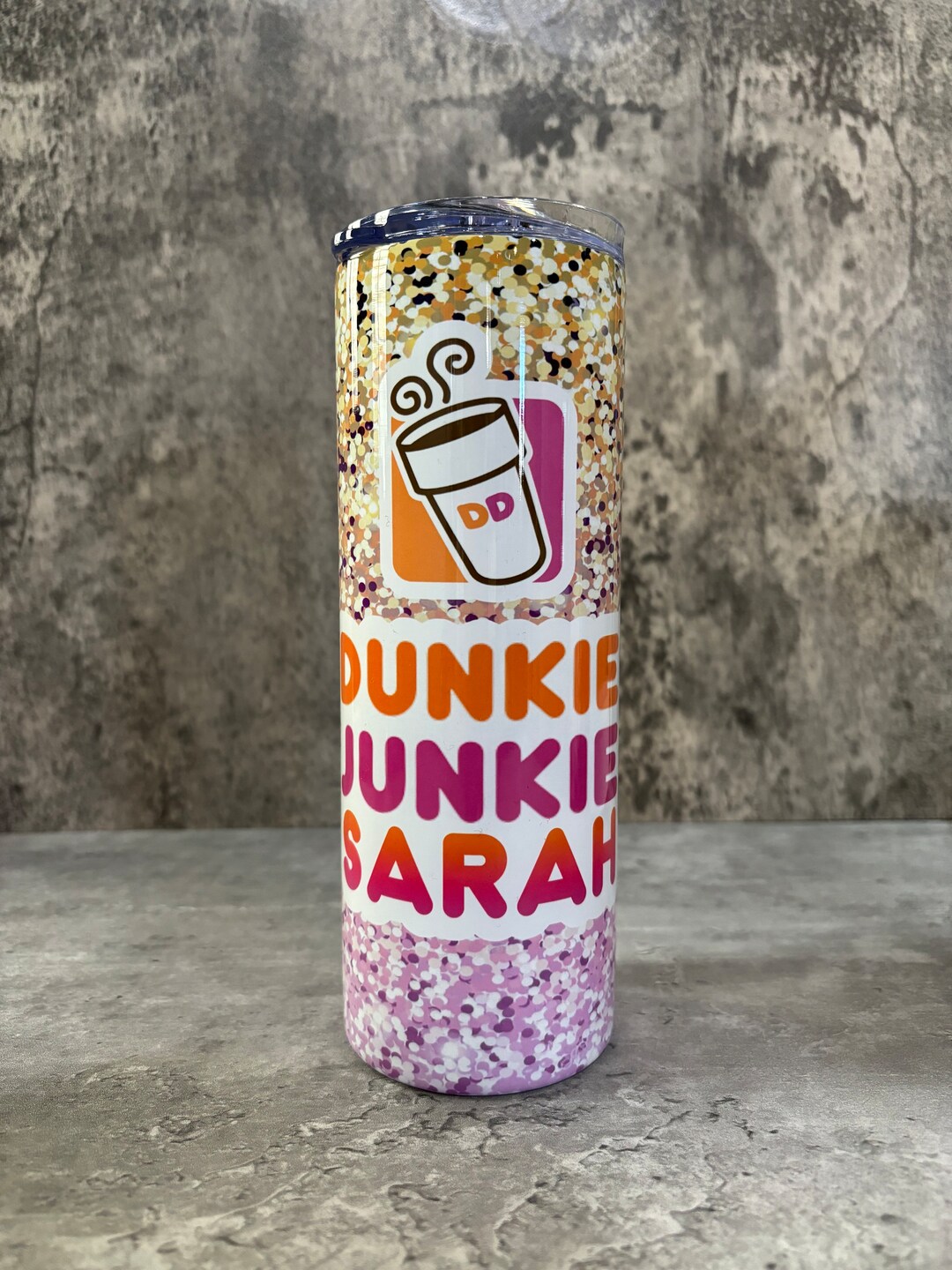 Dunkin’ Donuts Tumbler , Donut Tumbler, Coffee Lover Gift - Etsy