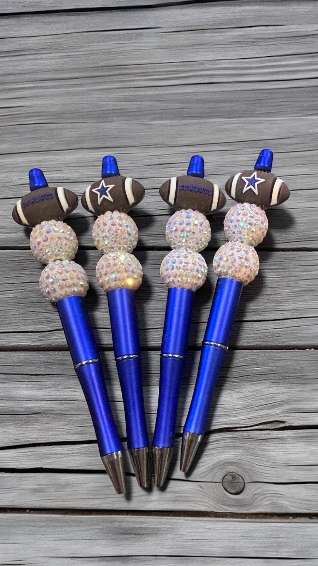 Dallas Cowboys 3D Footbal Bling Pens - Etsy