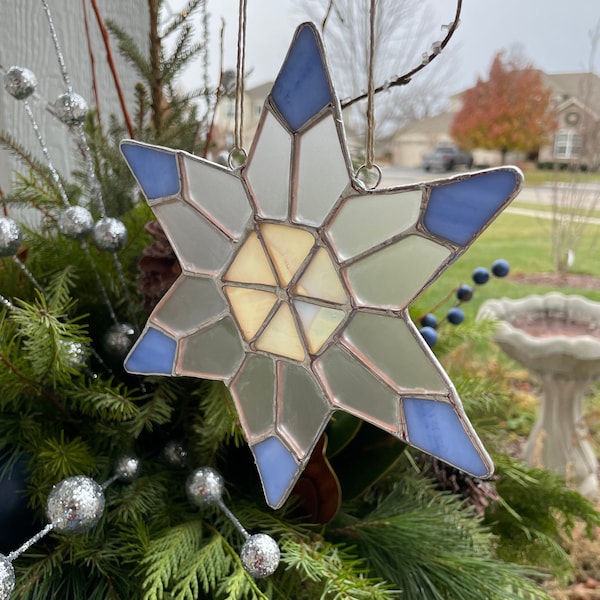 Snowflake Suncatcher - Etsy