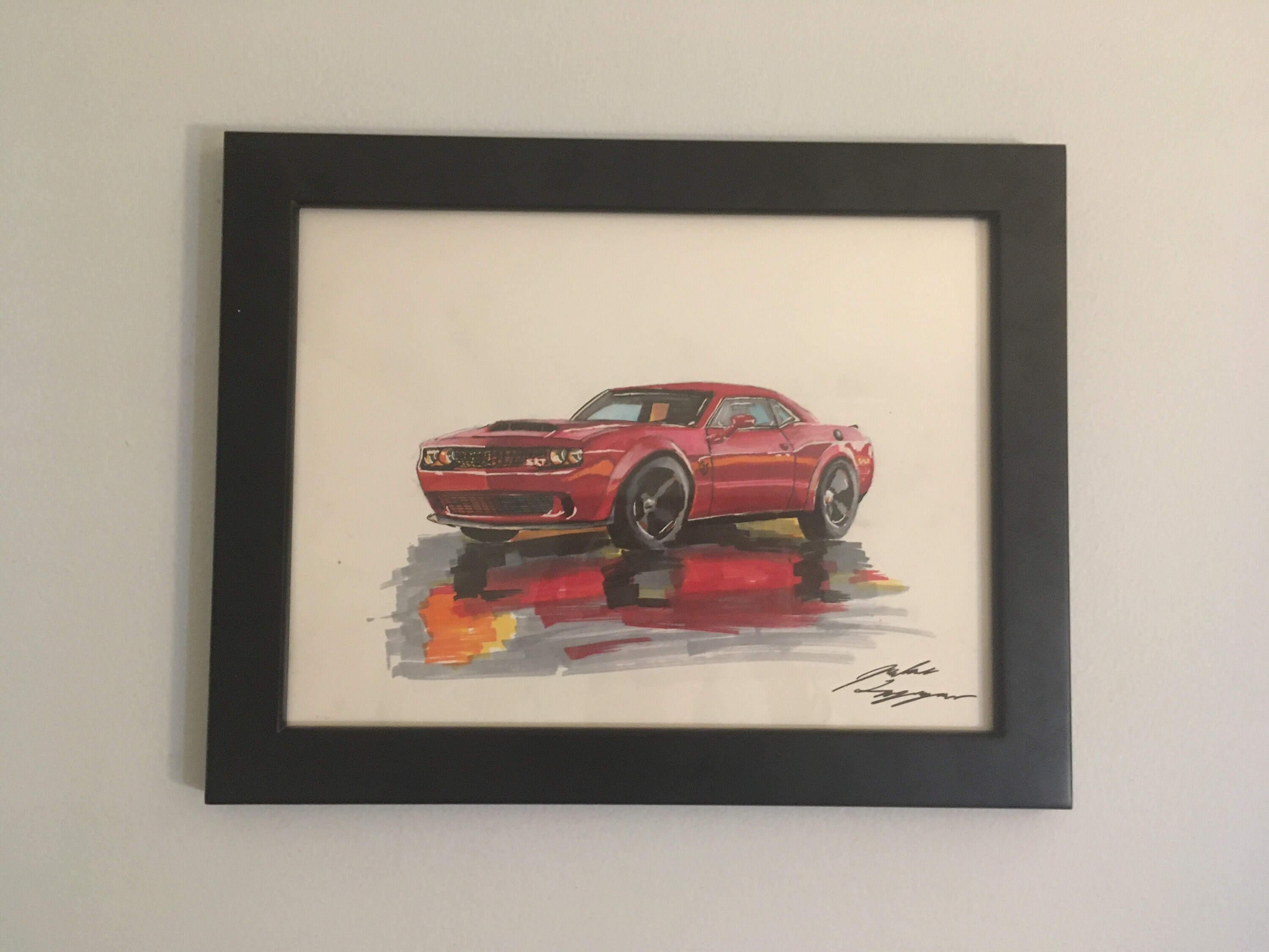Dodge Demon Print - Etsy