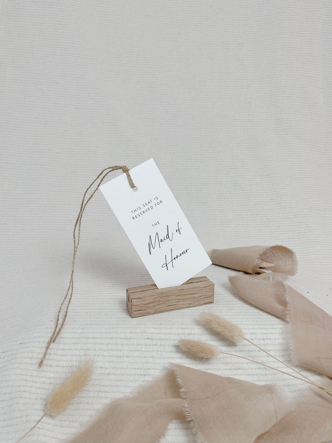 Wedding Seat Reservation Tags Custom Tags Wedding Stationery - Etsy UK