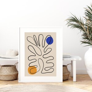 Henri Matisse Inspired Cut Outs Vintage Style Poster Wall Art Print ...